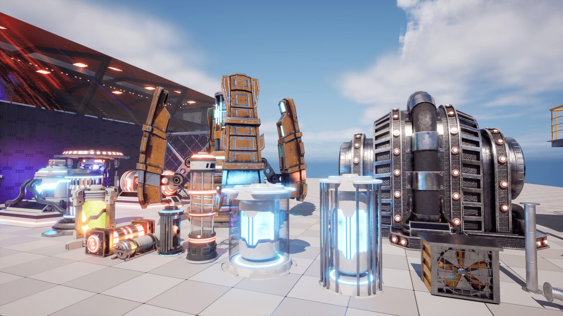 Scifi Generators Unreal Engine Asset